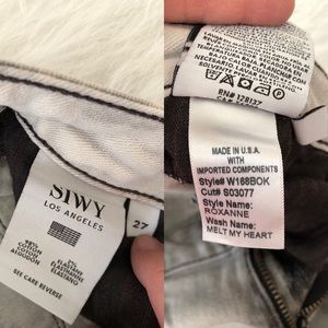 Siwy | Jeans | Siwy Roxanne Denim Moto Crop Skinny Jeans | Poshmark